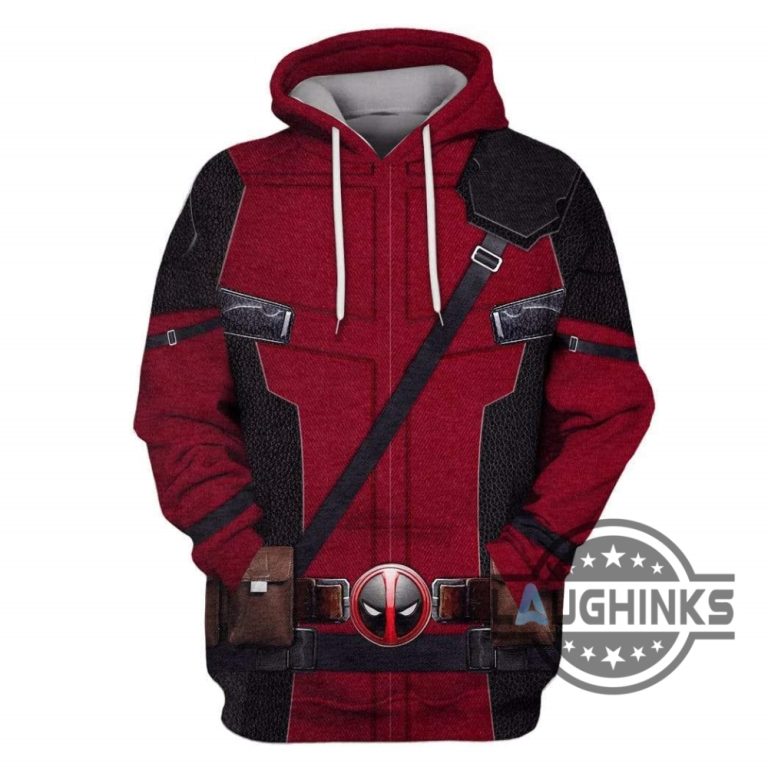 Ryan Reynolds Deadpool 3 Costume All Over Printed Hoodie T Shirt ...