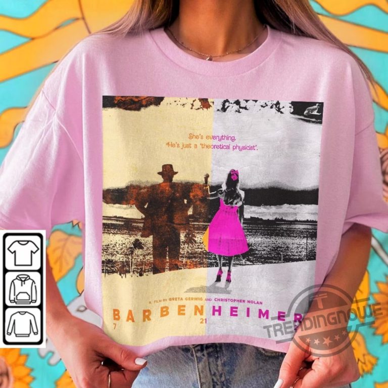 Barbenheimer Barbie Movie Oppenheimer Shirt Trendingnowe