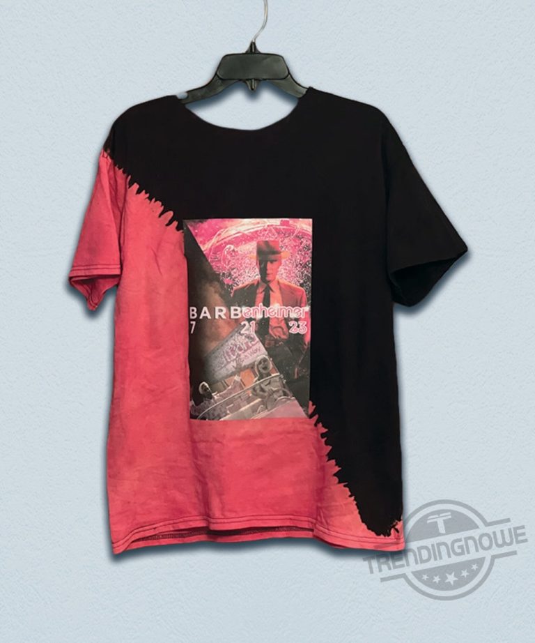 Barbenheimer Tie Dye Shirt Barbenheimer Barbie Movie Oppenheimer Shirt
